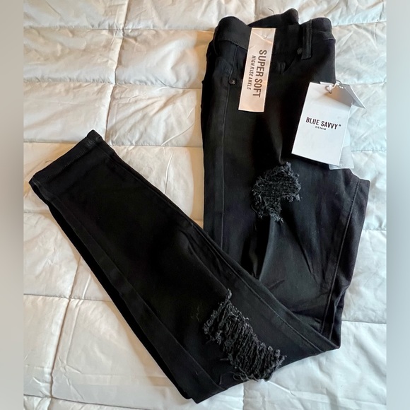 Blue Savvy | Jeans | Nwt Blue Savvy High Rise Ankle Push Up Denim ...